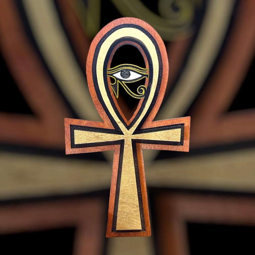 Ankh and Horus Wall Art Set - Etsy