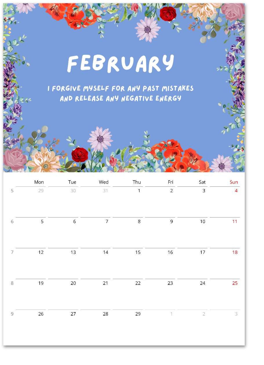 2024 Affirmation Calendar - Etsy