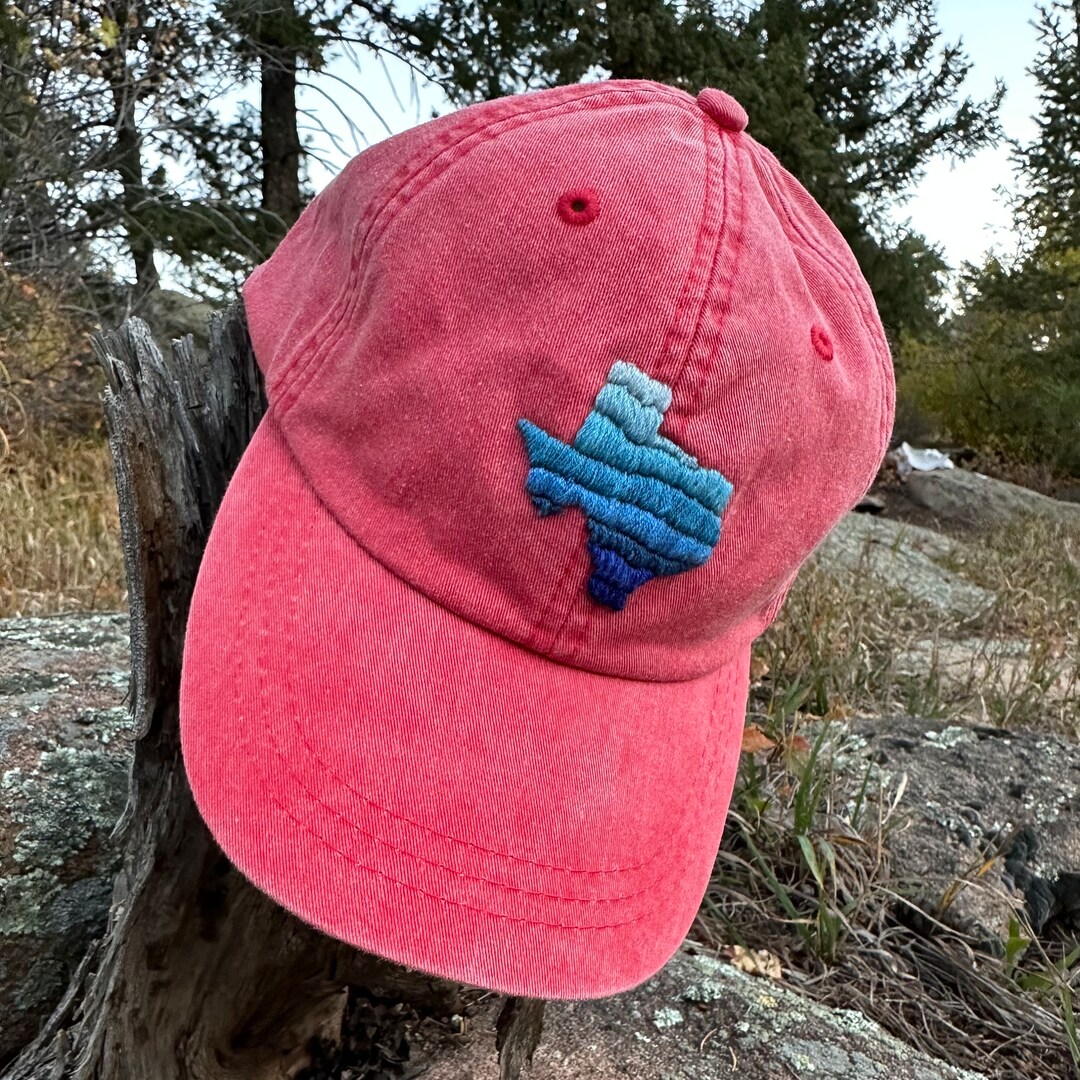 Hand Embroidered Custom Ombré State Hat - Etsy