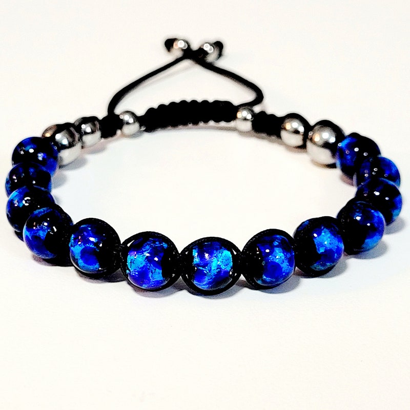 Light Blue Bead Bracelet - Etsy