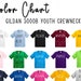 Gildan 5000b Color Chart, Gildan Color Chart, Gildan 5000b, Mockup ...