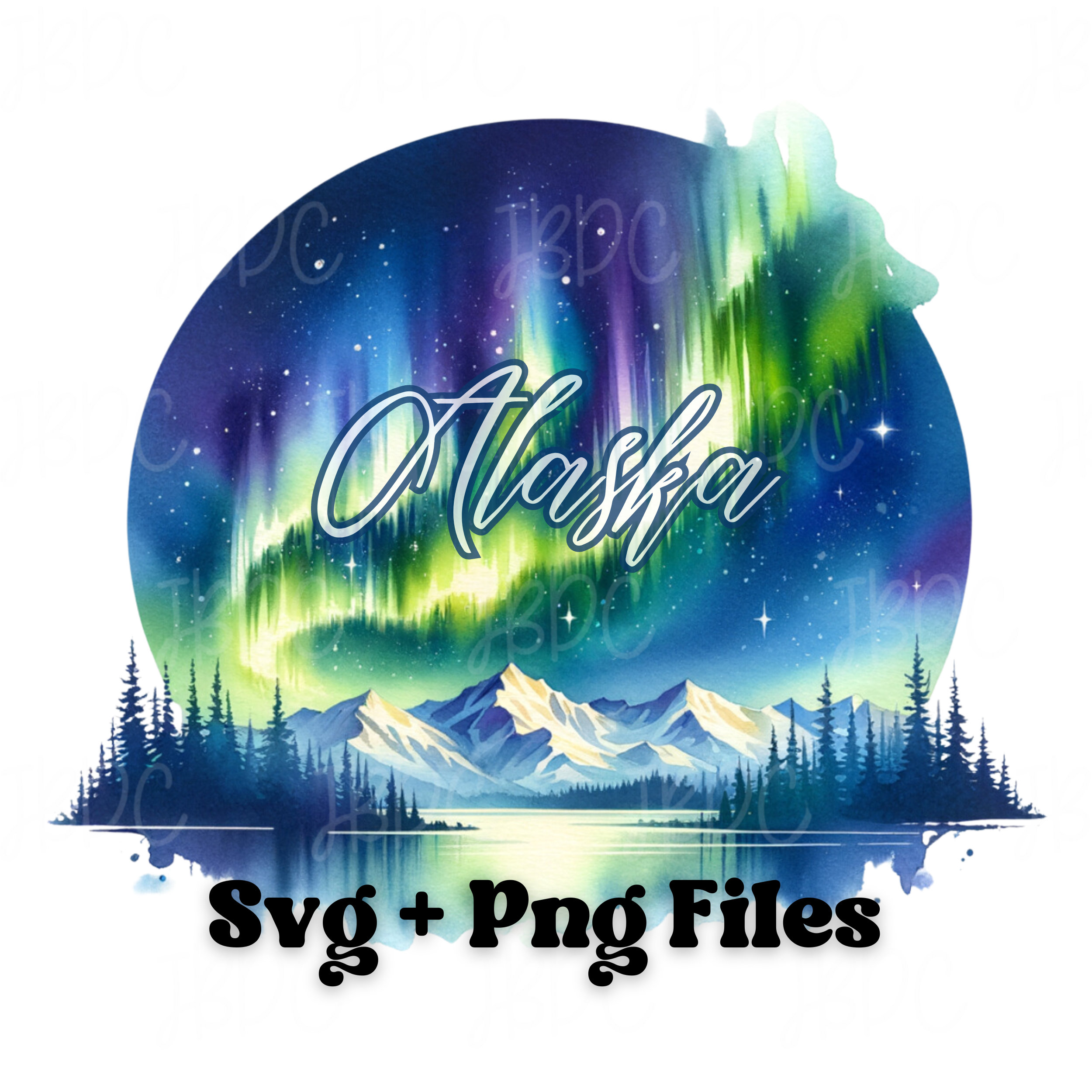 Alaska Svg Northern Lights Alaska Sweatshirt Alaska Png Alaska Map ...