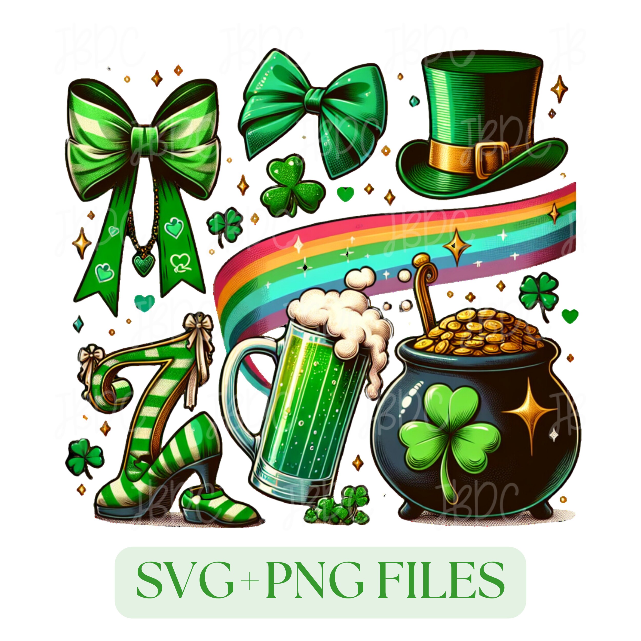 St Patricks Day Clipart, Clover Svg, Shamrock Svg, St Patricks Day Svg ...