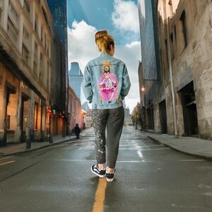 One Piece Denim Jacket: Doflamingo's Pirate Adventure - Etsy