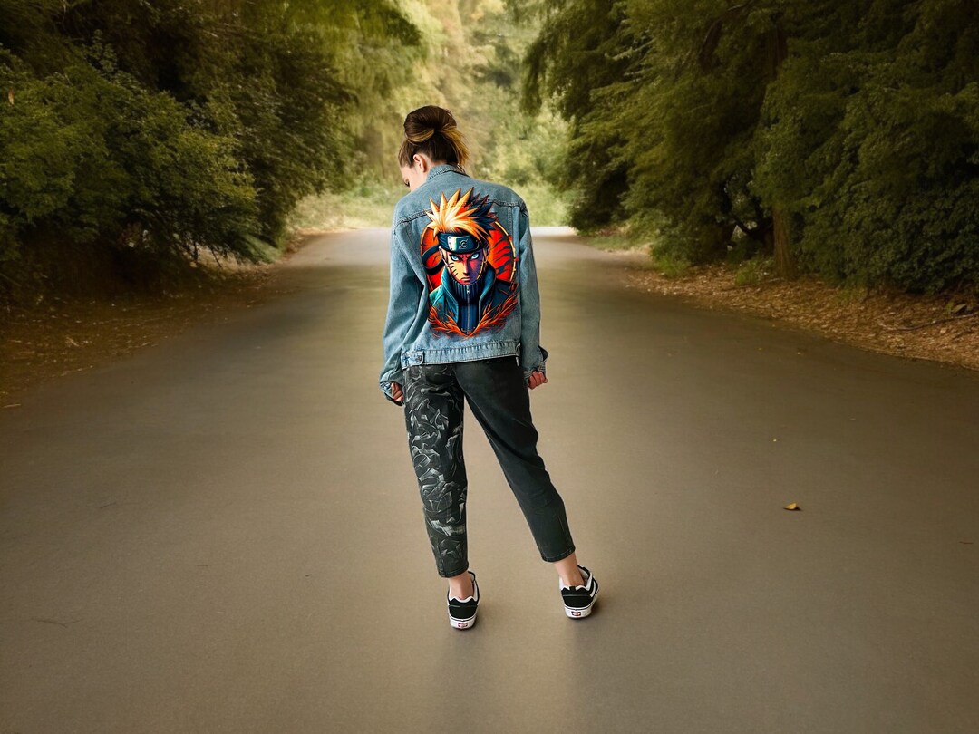 Naruto Denim Jacket: Narutos Ninja Adventure - Etsy