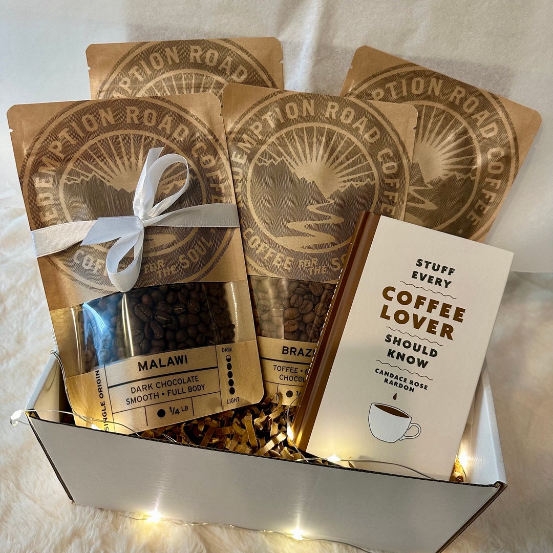 Coffee Lovers Gift Box, Hostess Gift, Birthday Box, Coffee Sampler ...