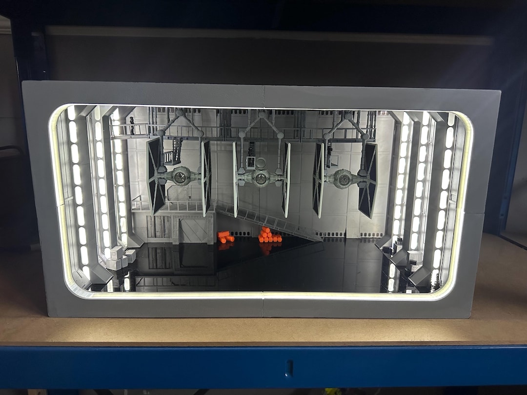 Star Wars Imperial Tie Fighter Hangar Diorama - Etsy
