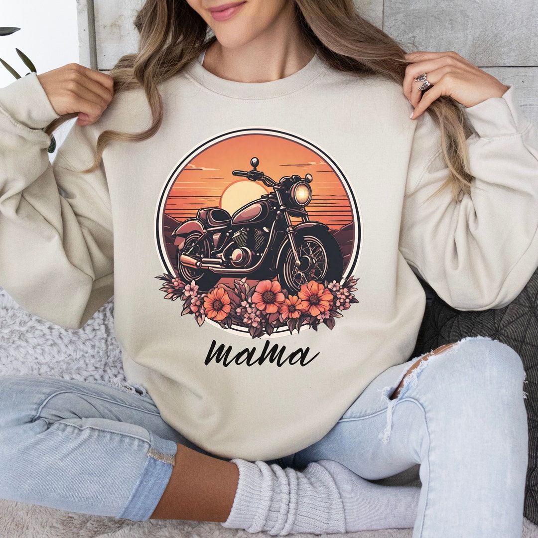 Gift for Mom Vintage Motorcycle Shirt Custom Motorcycle Shirt for Mom ...