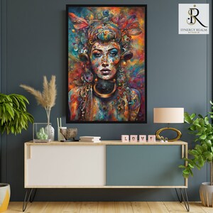 Female Wall Art, Modern Wall Art, New Home Owner Gift, Framed Art Decor ...