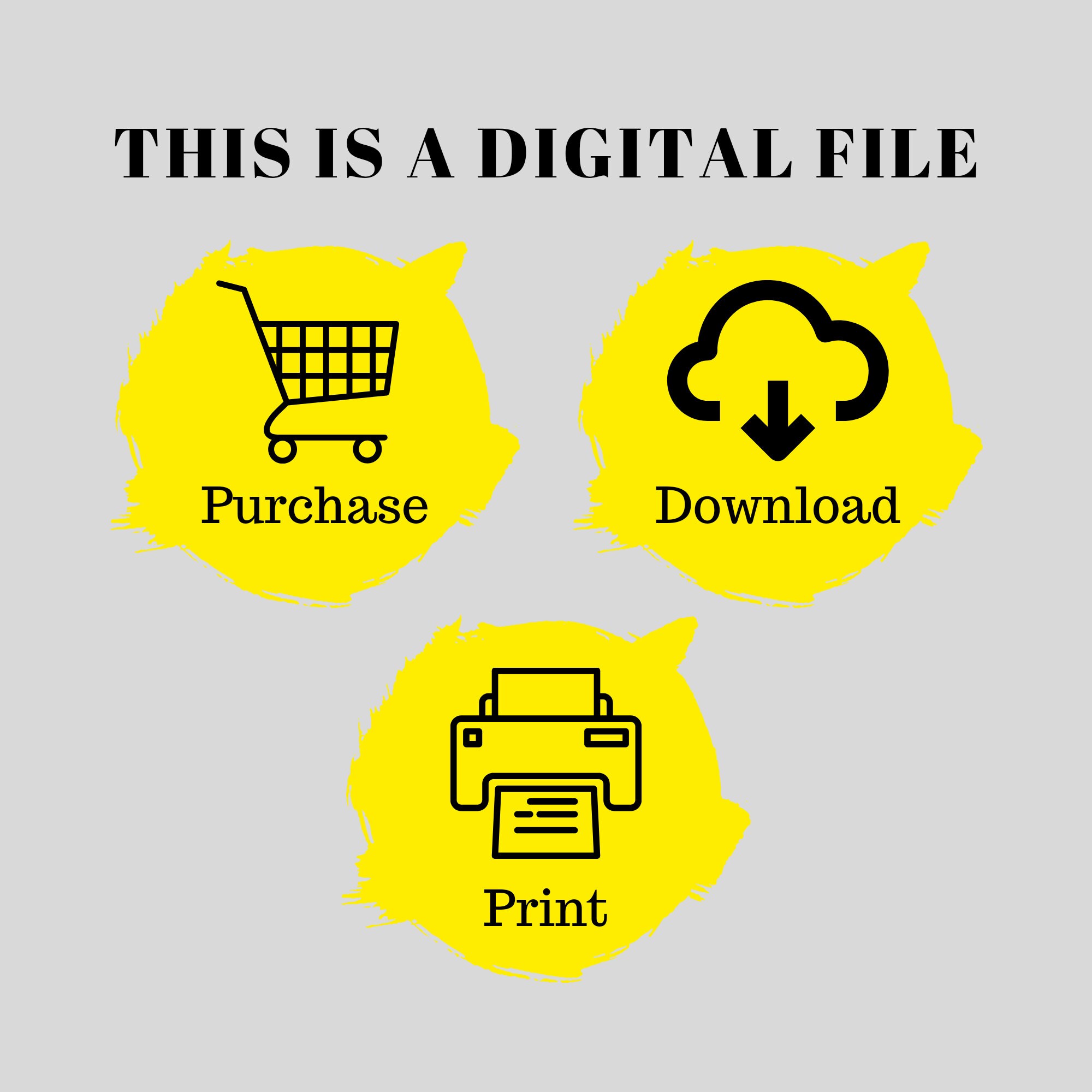 Printable Do Not Touch Sign | Don't Touch Sign | Instant Download ...