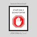 Printable Staff Only Sign, Do Not Enter Sign - Letter Size, Instant ...