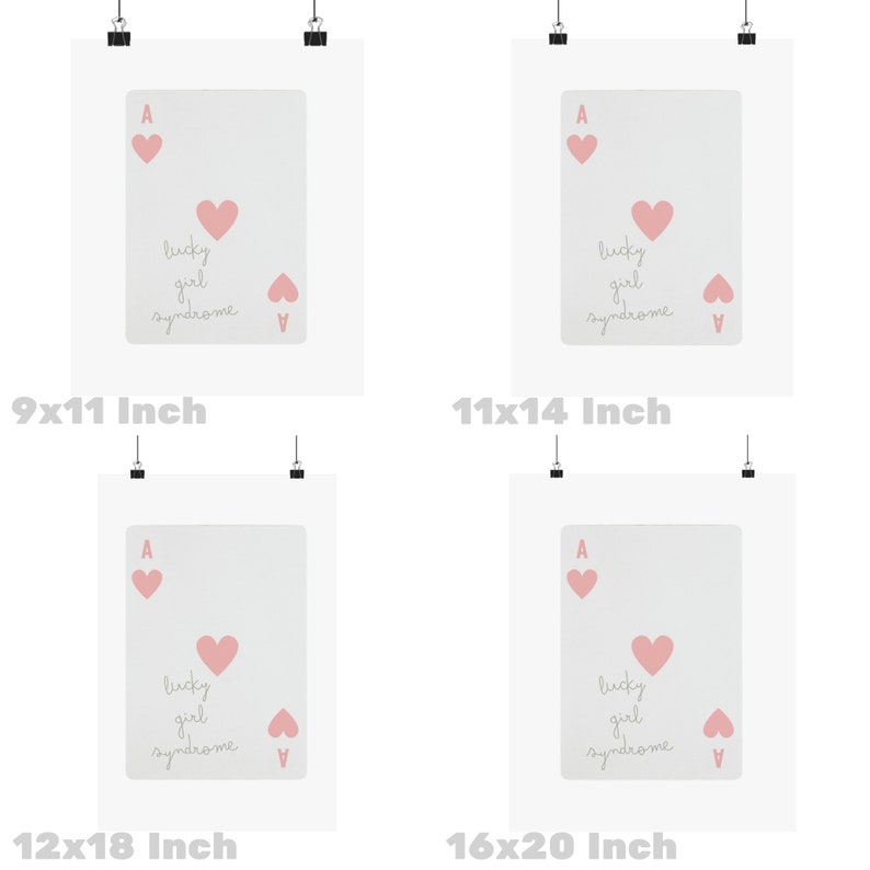 Trendy Lucky Girl Syndrome Playing Card Print Pink, Coastal Cowgirl ...