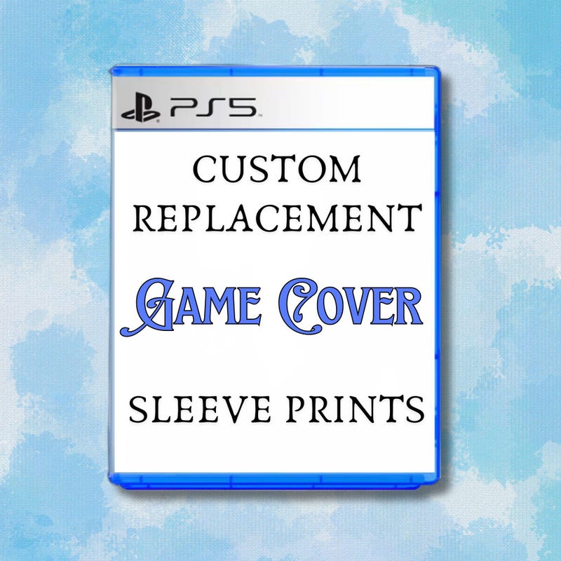Ps5 Cover Art - Etsy