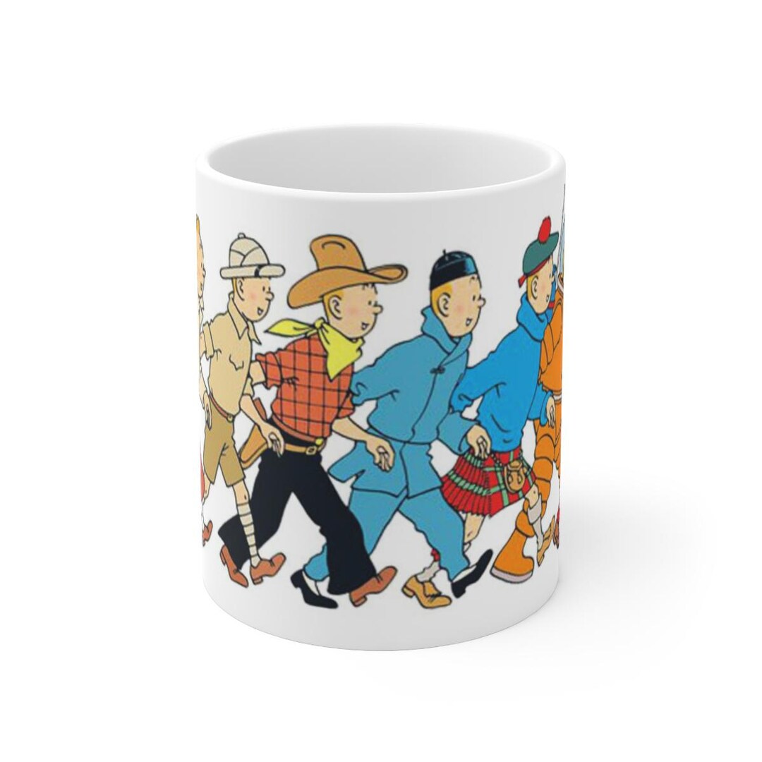 Tintin Coffee Mug 3 11oz Ceramic - Etsy