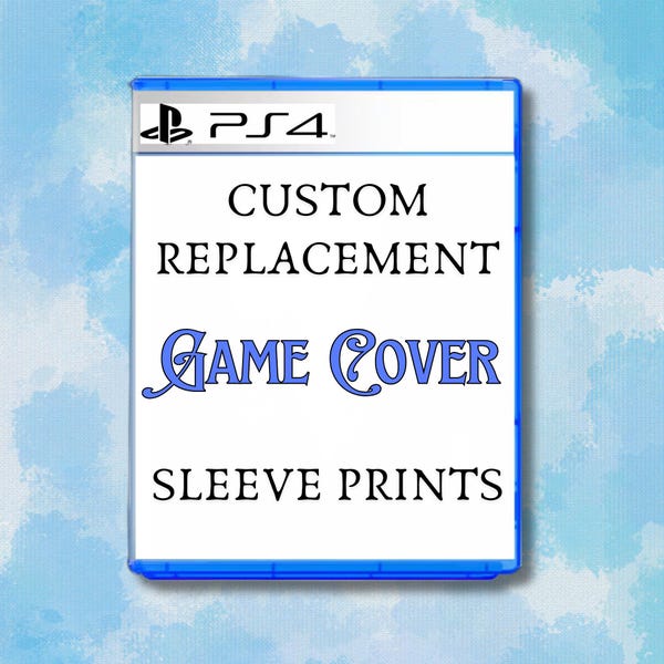Game Cover - Etsy UK