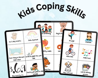 Depression Coping Skills for Kids Printable Poster-depression Awareness ...