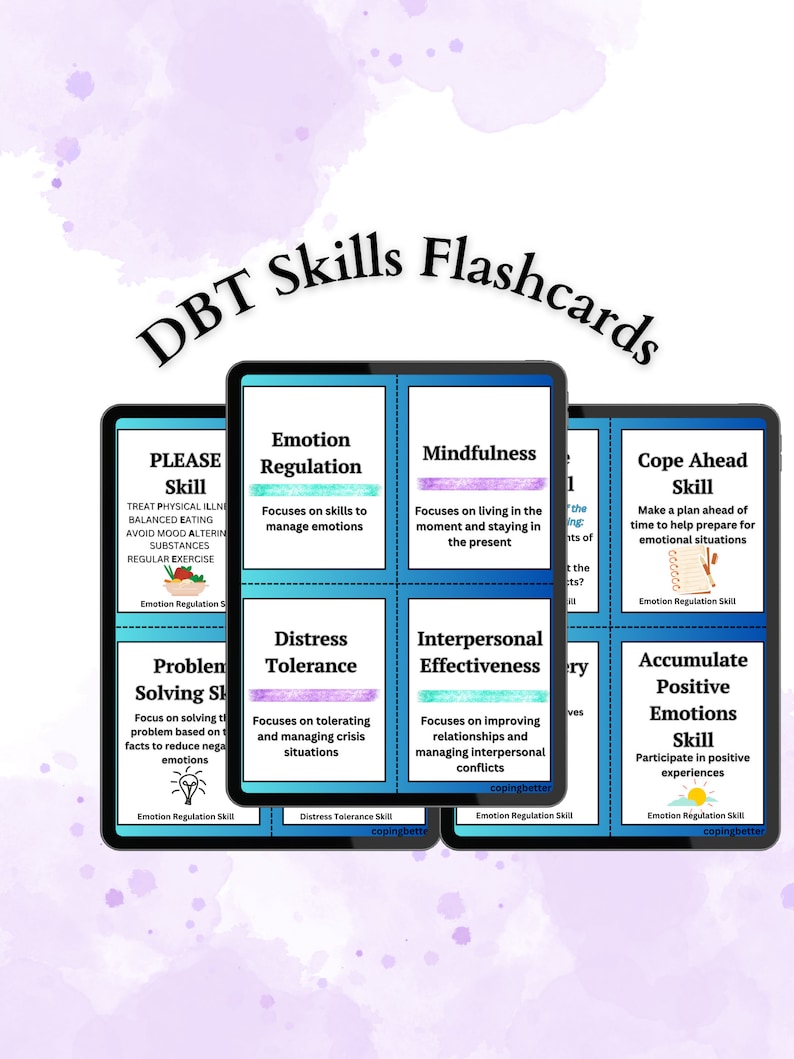 DBT Flashcards - Etsy