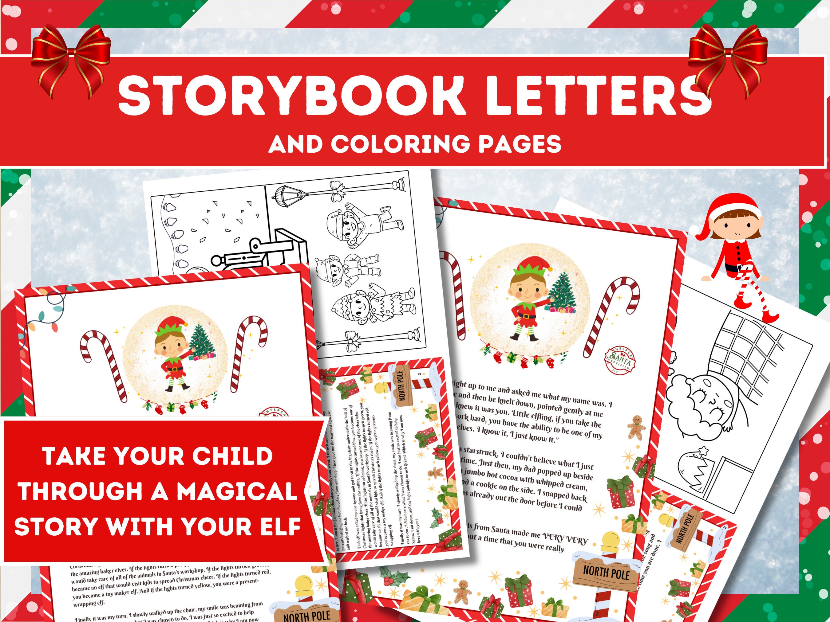 Printable Elf Kit | 24 Day Elf Ideas | EASY Elf Set up | Elf Letters ...