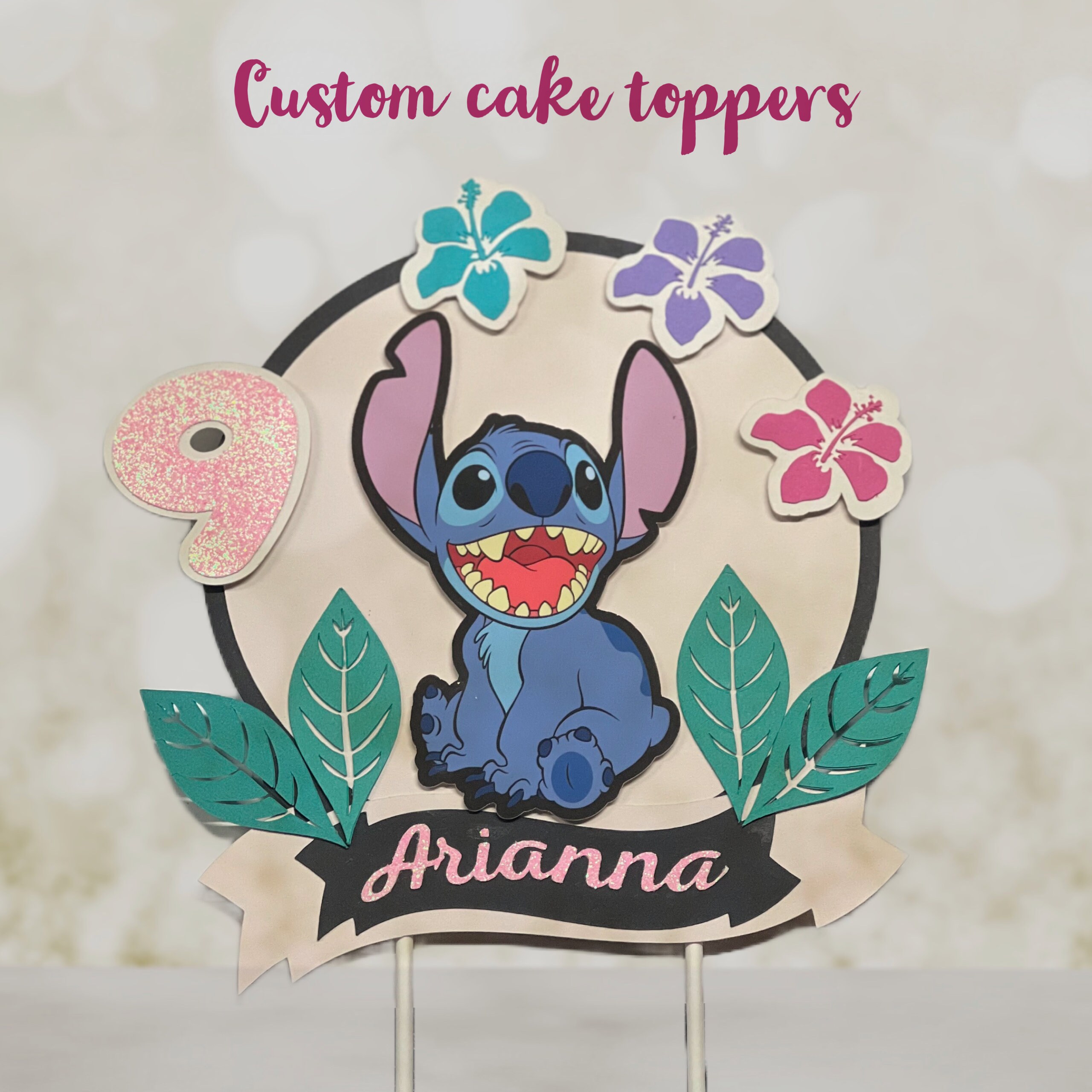 Stitch Cake Topper - Etsy