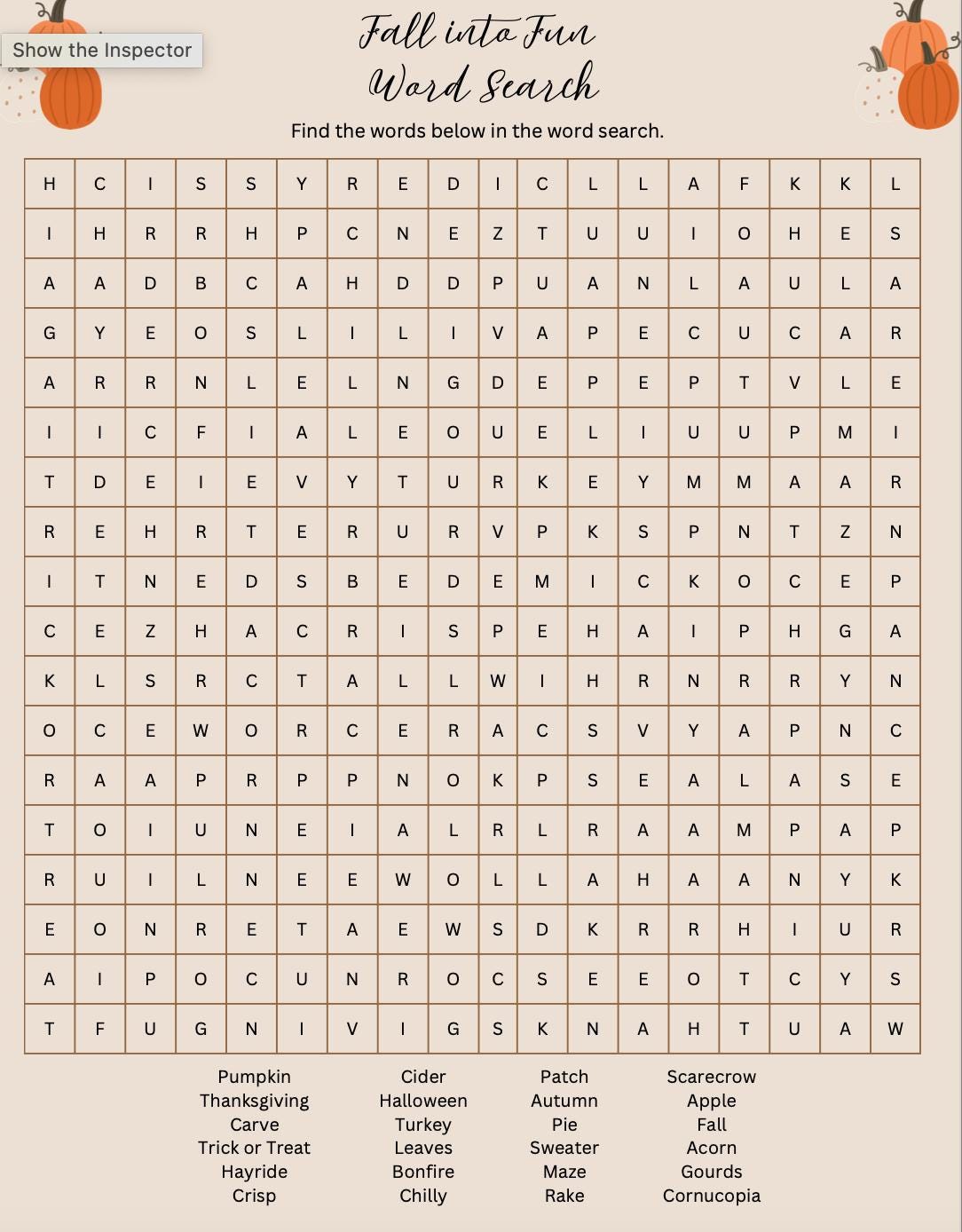 Fall Fun Activity Pack: Puzzles, Games & Pumpkin Crafts for Kids ...