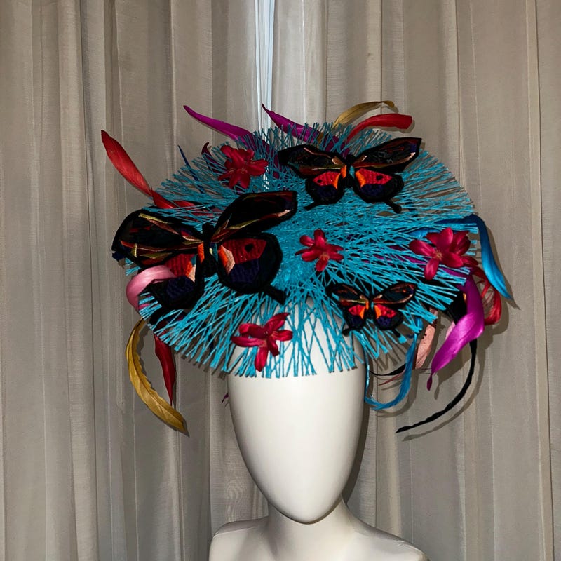 Butterfly Derby Hat - Etsy