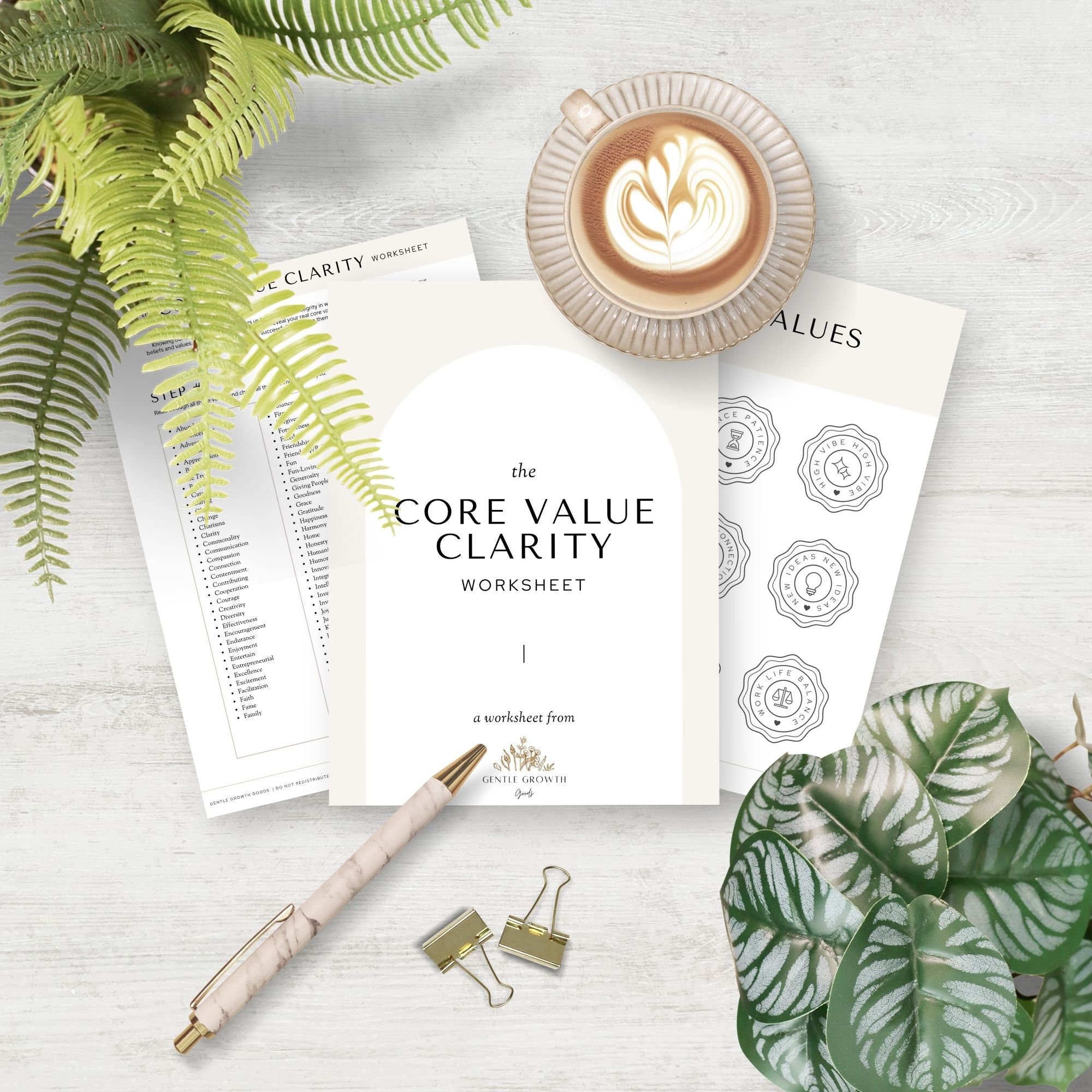 Values Exploration Worksheet, Mental Health, Values Journal, Coaching ...