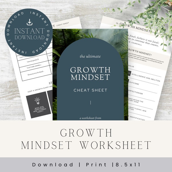 Personal Development Worksheet - Etsy