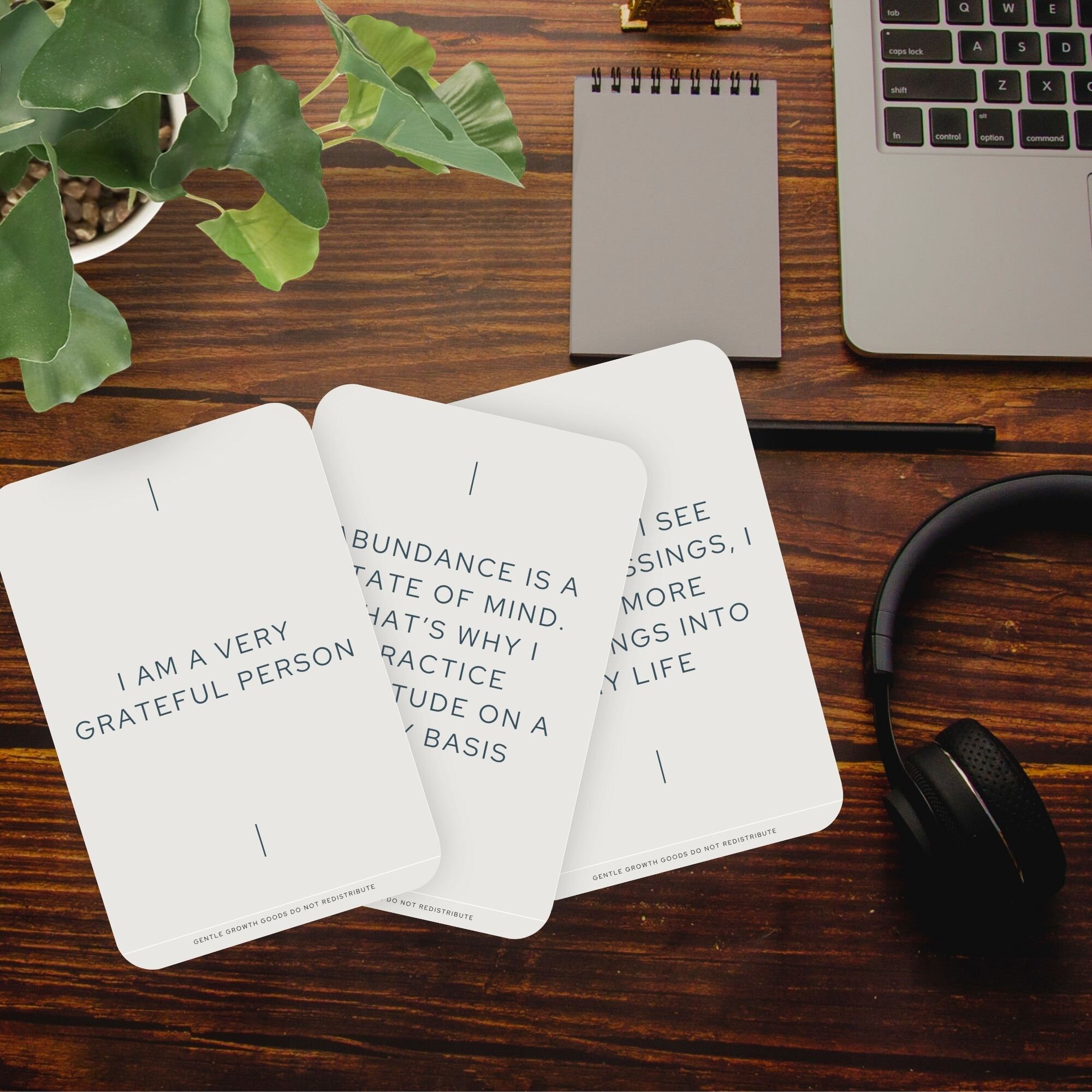 Growth Affirmation Cards, SMART Setting Productivity Goals Mapping ...