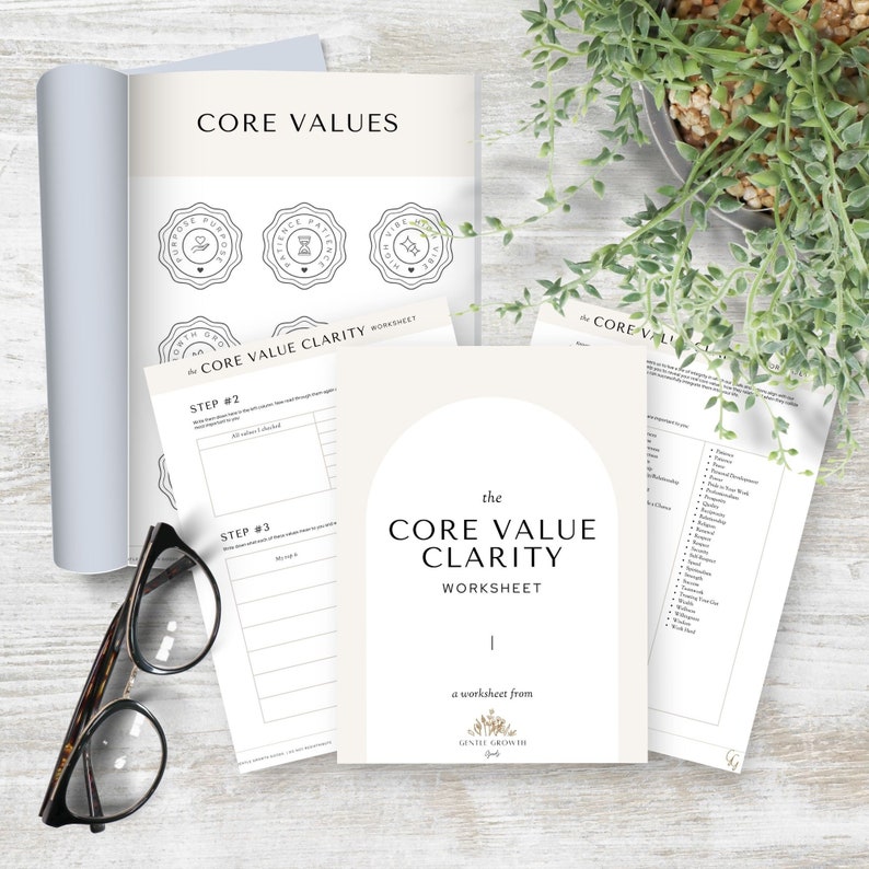 Values Exploration Worksheet, Mental Health, Values Journal, Coaching ...