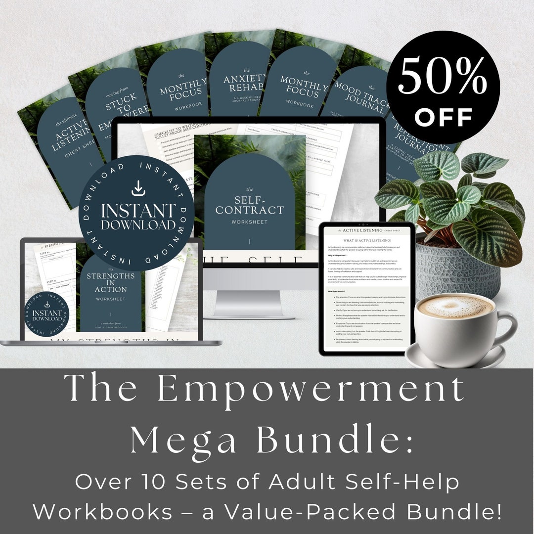 Communication Worksheets for Adults, Mega Bundle, Grown Mindset ...