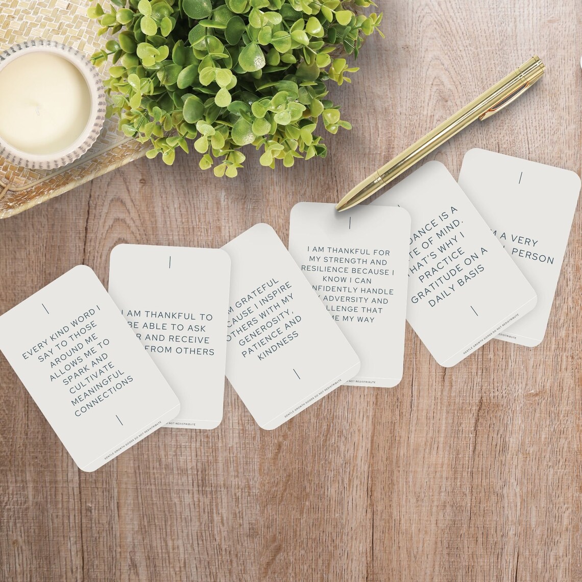 Growth Affirmation Cards, SMART Setting Productivity Goals Mapping ...