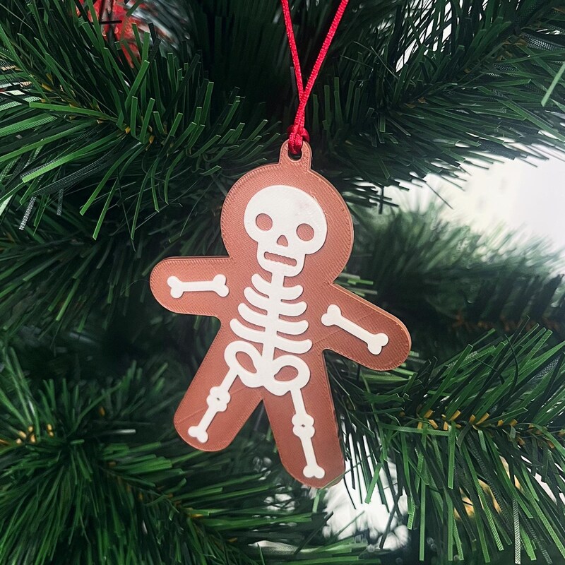 Gingerbread Skeleton - Etsy