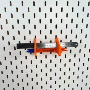 IKEA Skadis Ruler and Pen Holder - Uppsel Ruler Stand - Pegboard Hook ...