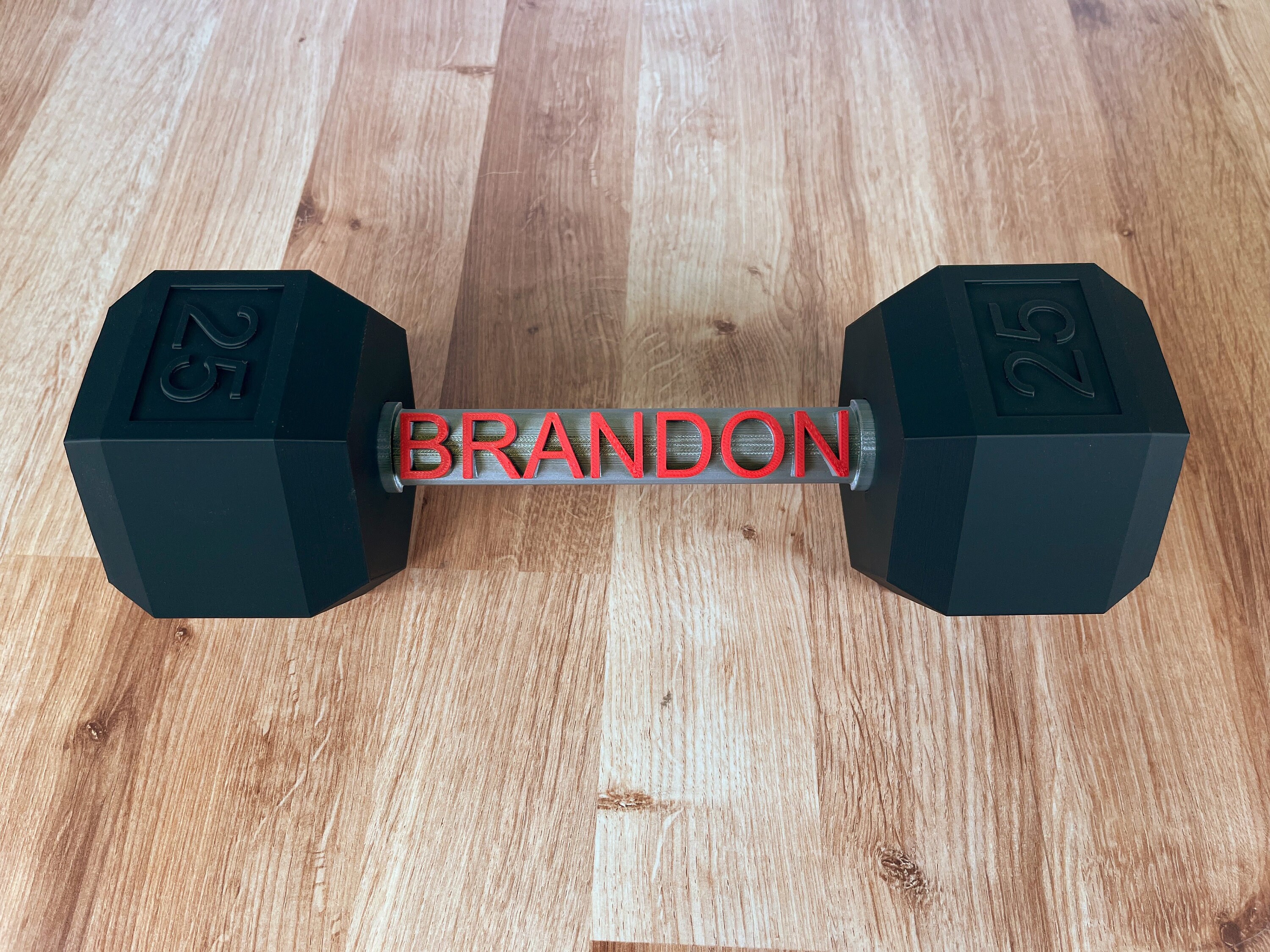 Full Size Personalized Dumbbell - Gym Bro Gift Idea - Dumbbell With ...