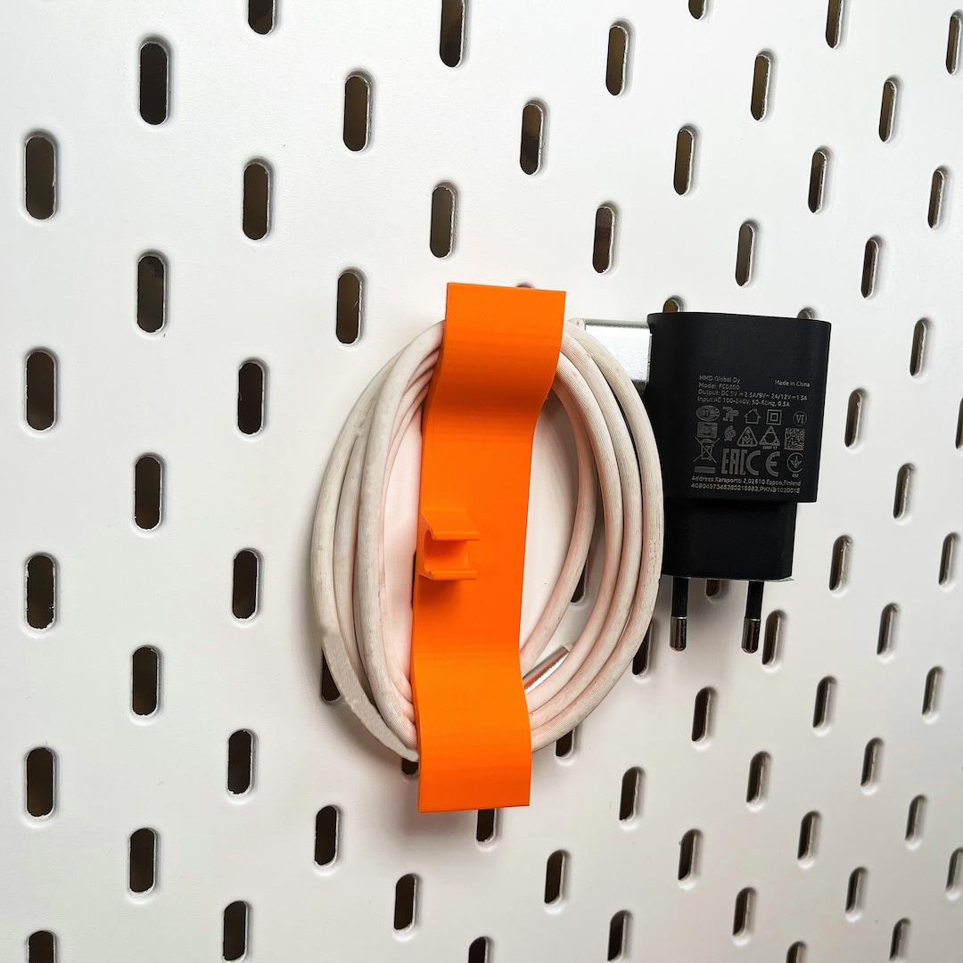IKEA Skadis Cable Organizer - Skadis Earphone Holders - Pegboard ...