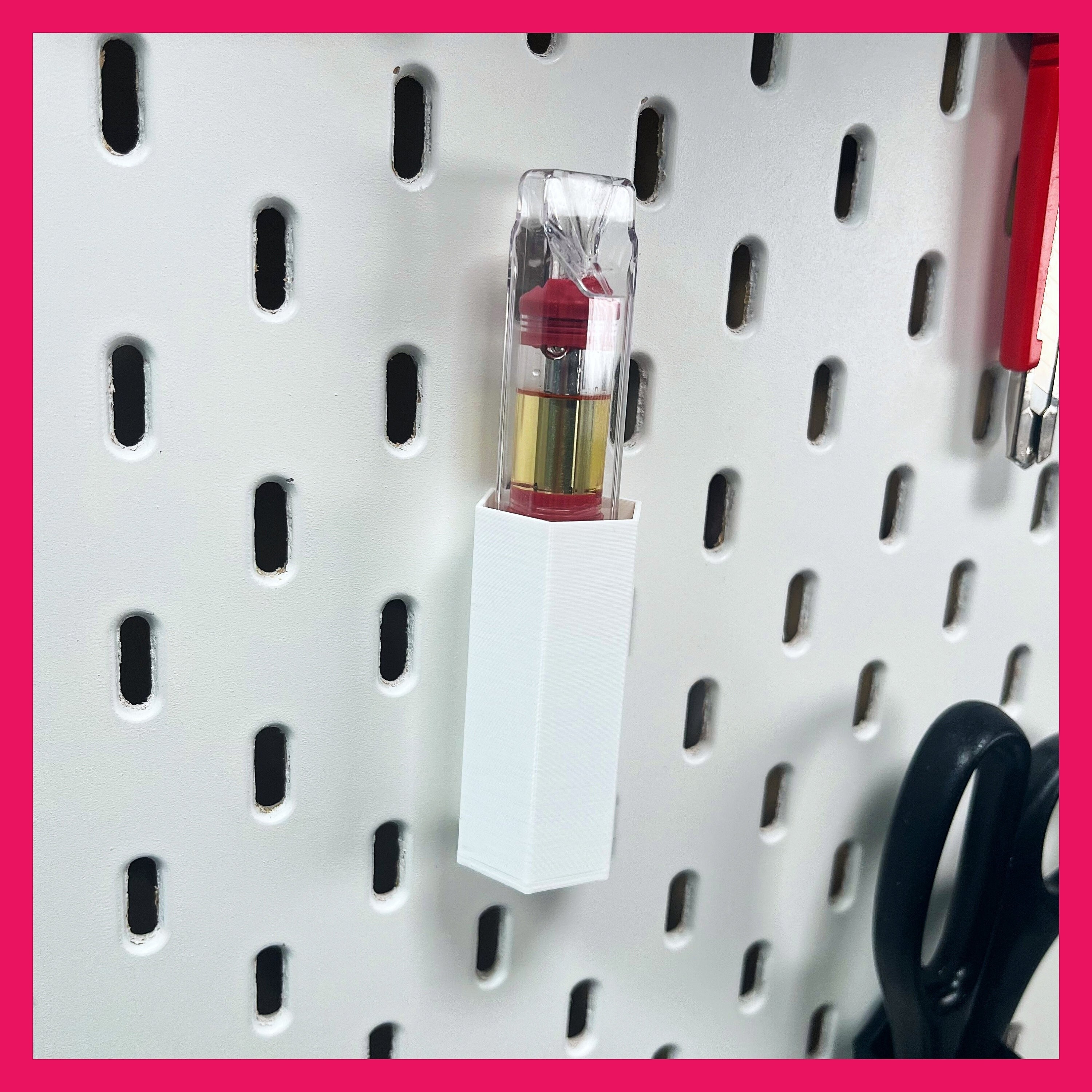 IKEA Skadis Vape Holder Uppspel Vape Stand Pegboard Vape Display Vaping ...