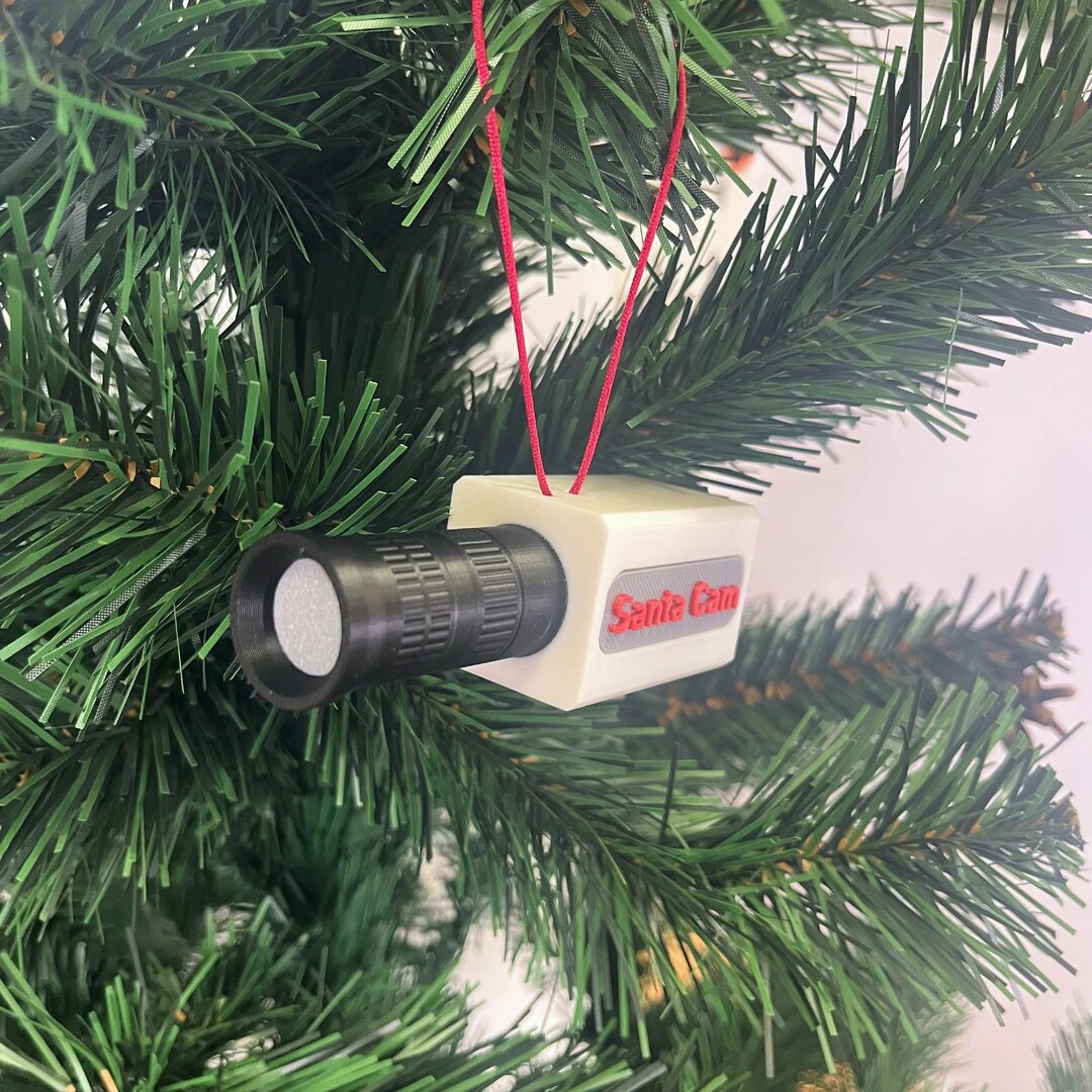 Santa Cam Ornament - Elf Camera Christmas Tree Ornament - Camera ...