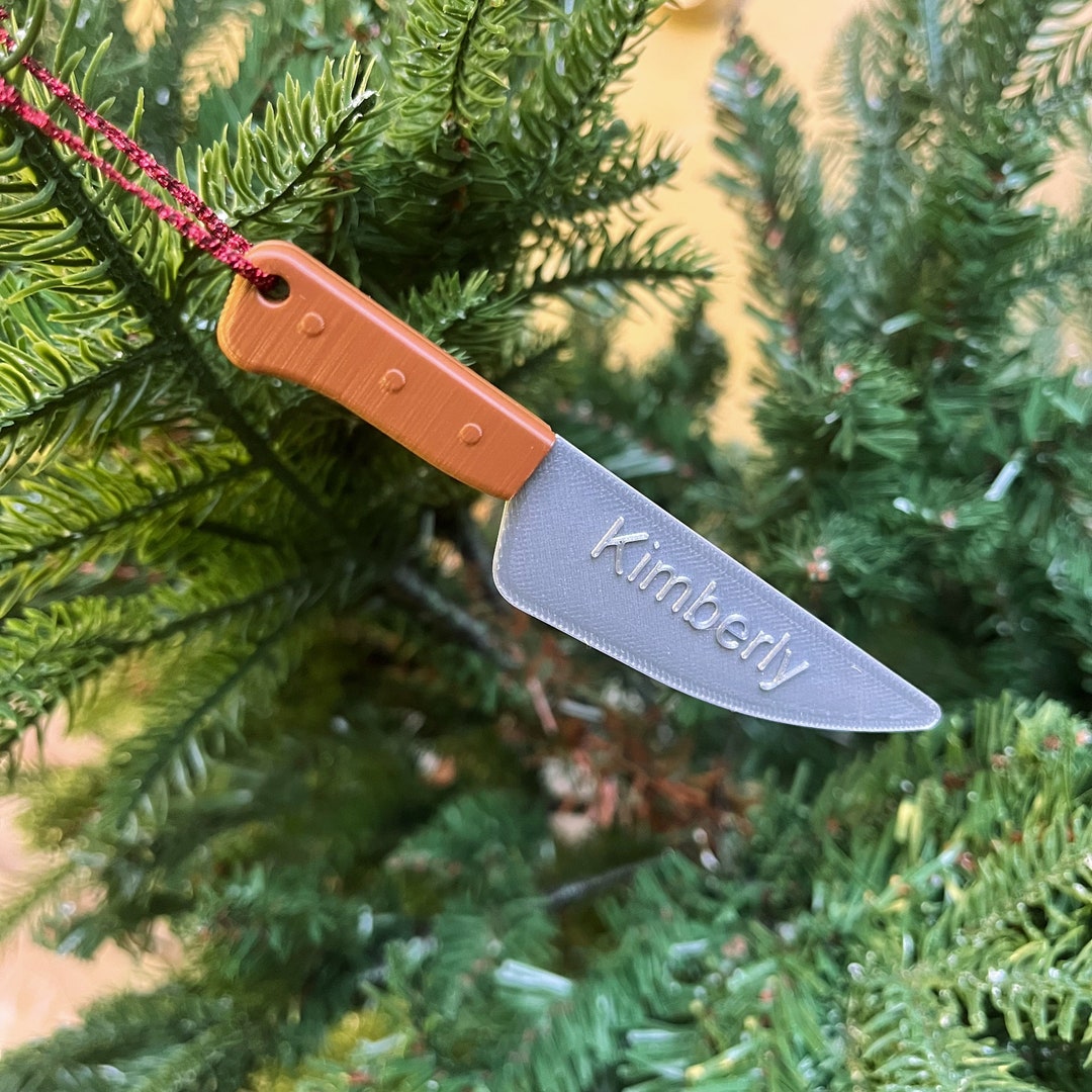 Personalized Chef Ornament - Knife Ornament - Christmas Ornament for ...