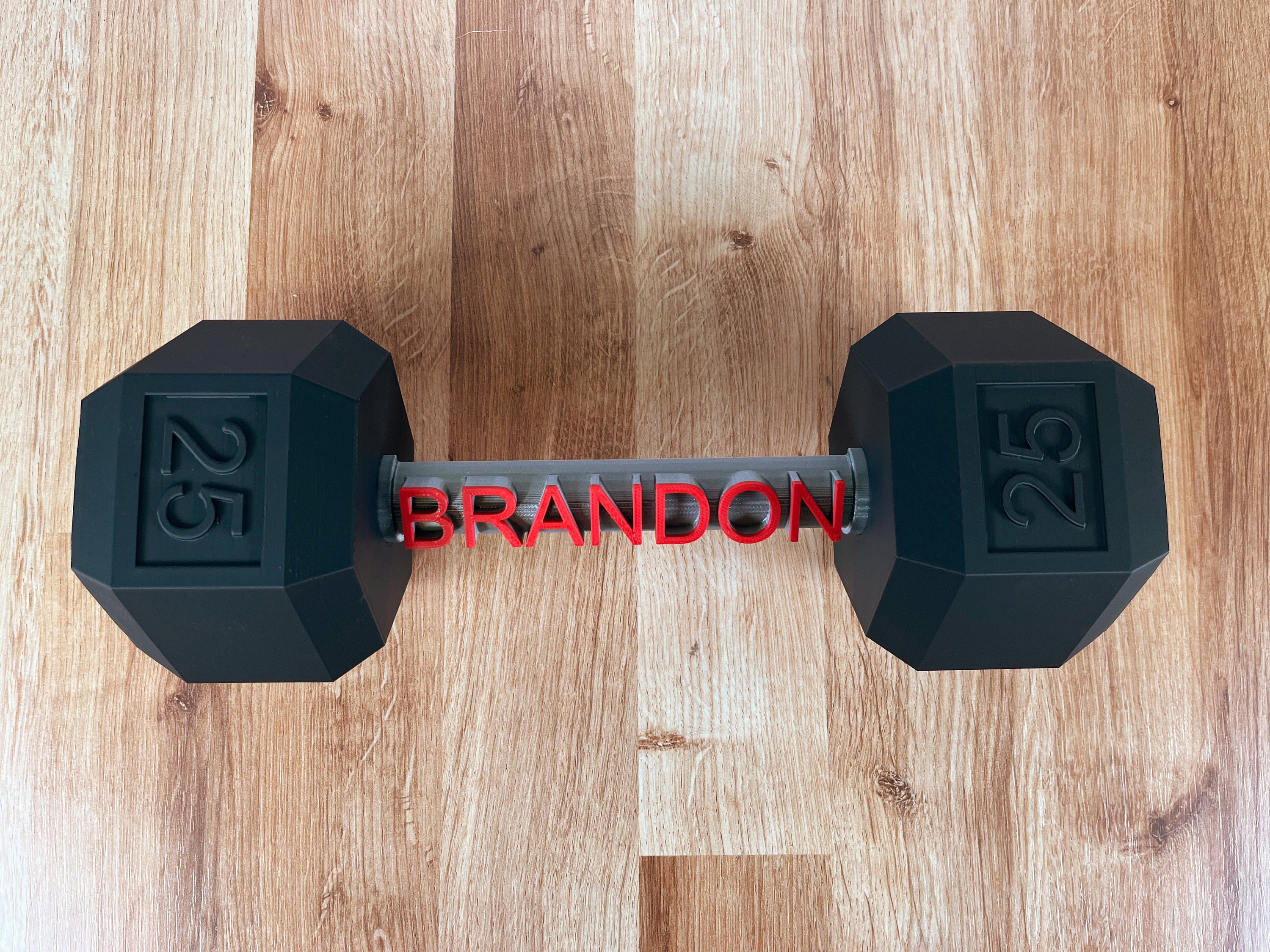Full Size Personalized Dumbbell - Gym Bro Gift Idea - Dumbbell With ...