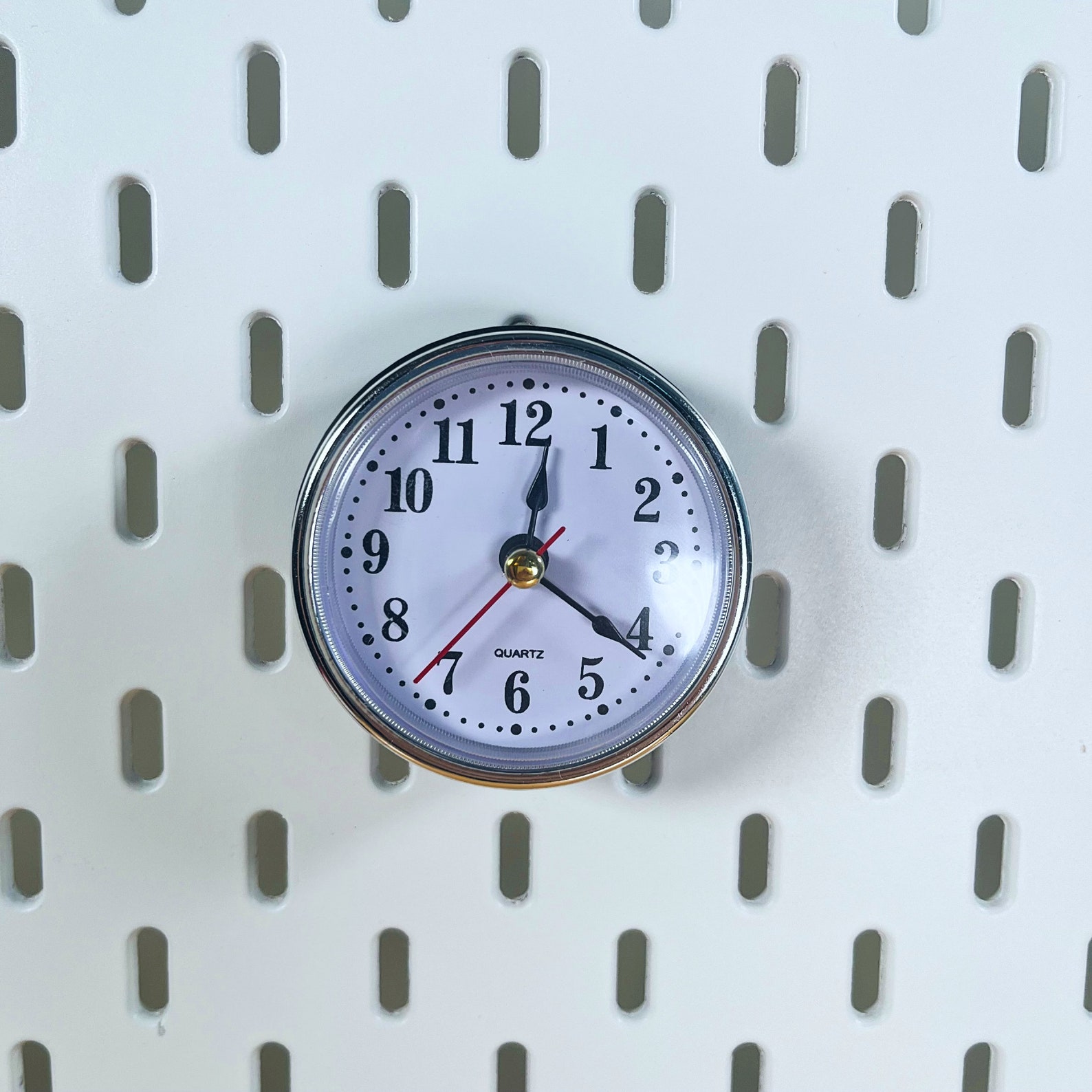 IKEA Skadis Clock UPPSPEL Pegboard Clock Streaming Room Decor Wall ...