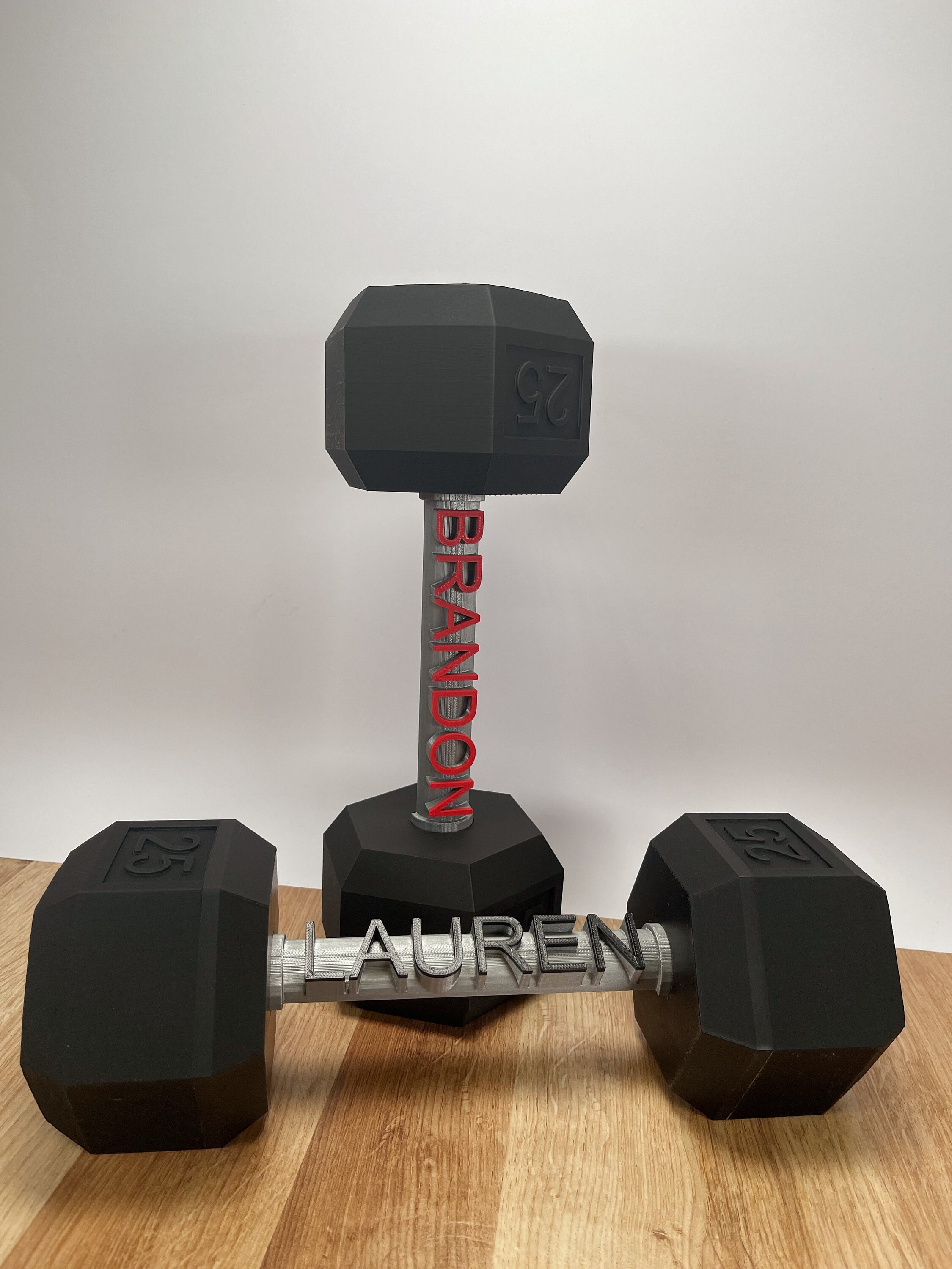 Full Size Personalized Dumbbell - Gym Bro Gift Idea - Dumbbell With ...