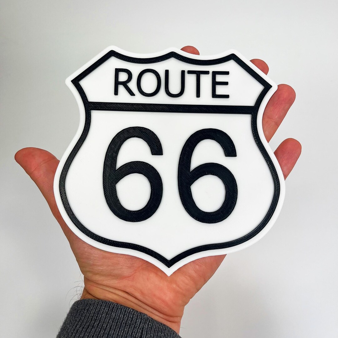 Route 66 Sign Wall Art - Route 66 Garage Decor - the Mother Road ...