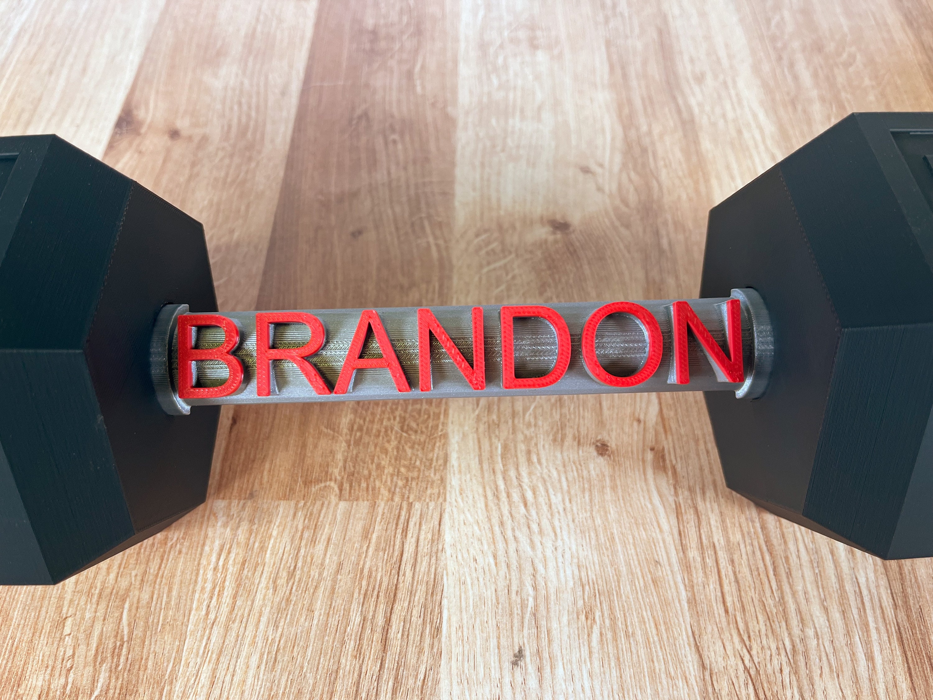 Full Size Personalized Dumbbell - Gym Bro Gift Idea - Dumbbell With ...