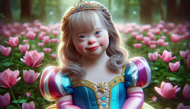 Down Syndrome Princess Portrait Art | Fairytale Inclusion Prints ...