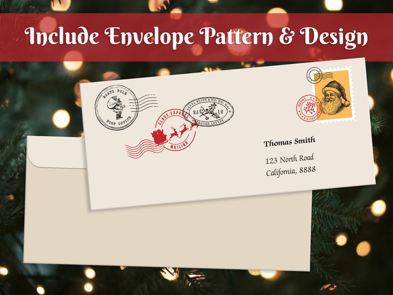 Letter From Santa, Nice List Certificate, Christmas Letter, Printable ...