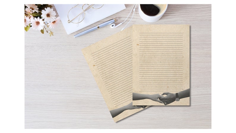 Blank Love Letter Template Printable, Minimal Design,a4 Letter Size ...