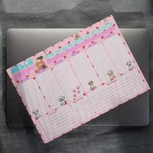 Printable Cartoon Character and Fun Page Writing Paper, Letter Writing ...
