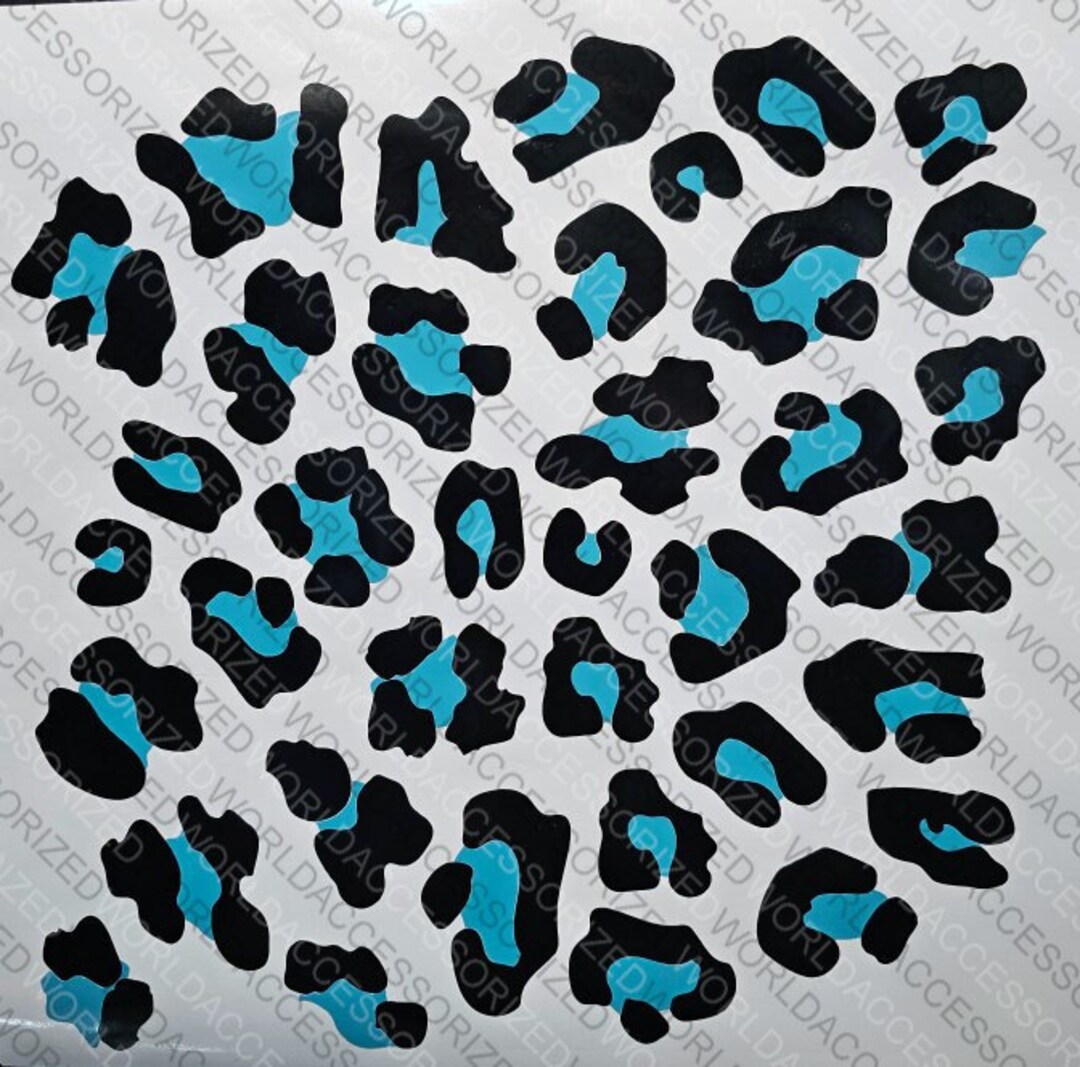 Leopard Rosette Pattern Vinyl Decal - Etsy