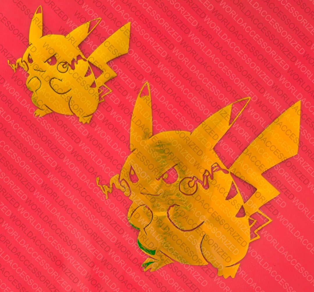 Pikachu Holographic Decal - Charging Up - Etsy