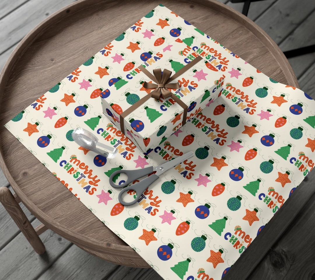 Cute Christmas Gift Wrap - Etsy